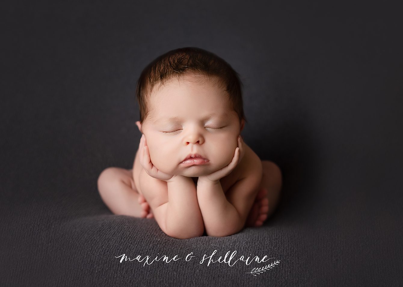 Dark and moody newborn photography ~ Maxine • Shellaine